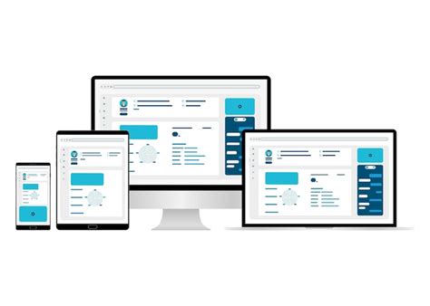 Premium Vector Web Design Website Template For Monitor Laptop Tablet Phone Elements For Mobile