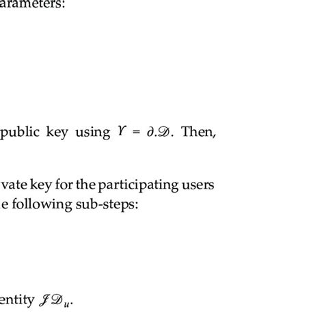 Notations Used In Proposed Algorithm Download Scientific Diagram