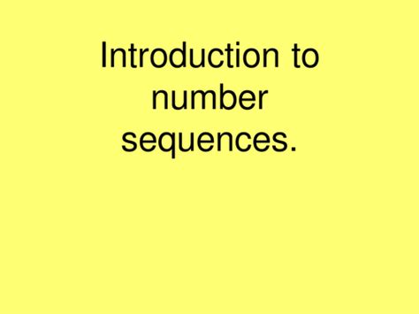 Number Sequence Square Triangle And Cube Teaching Resources