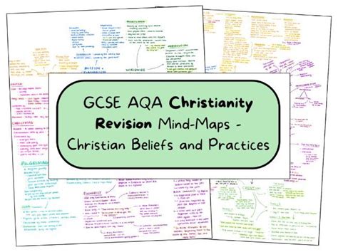 Revision Gcse Christianity Aqa Revision Mind Maps Teaching Resources