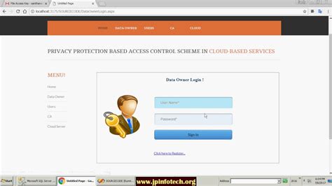 Privacy Protection Based Access Control Scheme In Cloud Based Services Dot Net Project Youtube