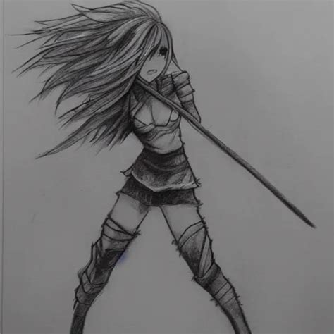 Anime Sketch Drawing