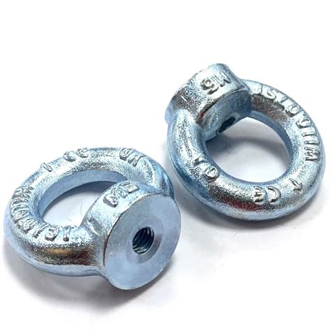 M14 Lifting Eye Nut With Ce Marking Din 582 Steel C15e Zinc Plated