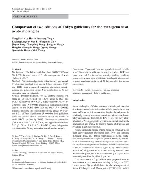 Pdf Comparison Of Two Editions Of Tokyo Guidelines For The Management Pdf Comparison Of Two Editions Of Tokyo Guidelines For The Management