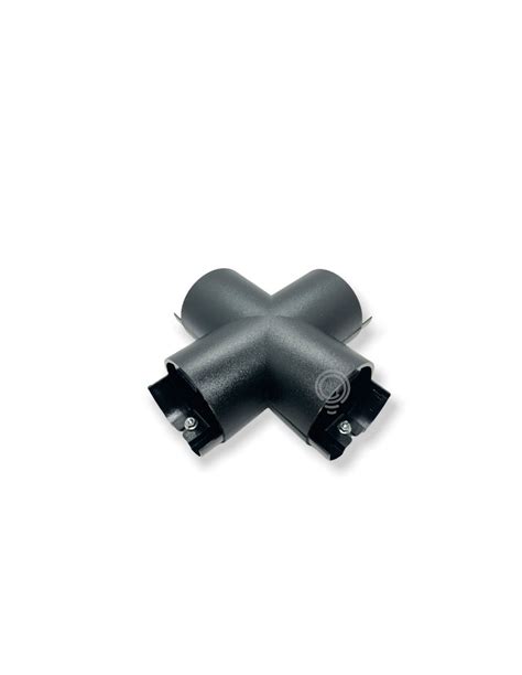 Cross Joint For Ceiling Light Beta Black Plexiform Lighting