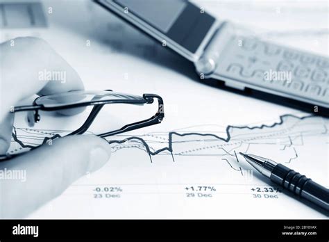 Stock Market Graphs Analysis Stock Photo Alamy