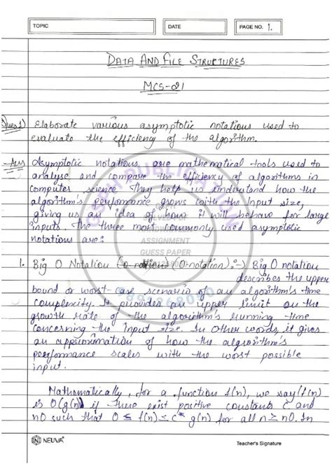 Ignou Mcs 21 Solved Assignment 2023 24 English Medium Ignou Solved