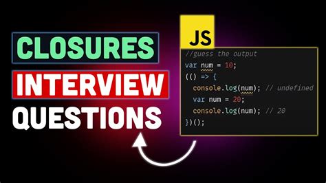 Master Closures With These 5 Javascript Interview Questions Youtube