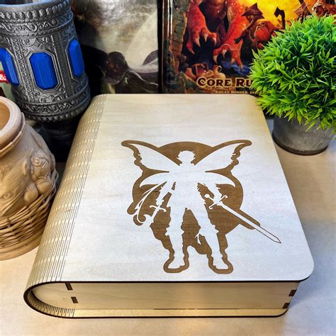 Ttrpg Character Book Fairy Pixie 2 Glowforge Shop