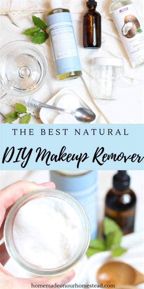 The Best All Natural Homemade Makeup Remover