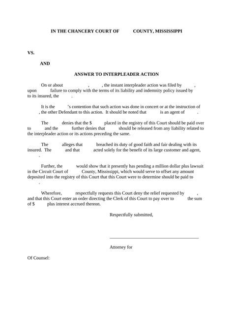 Example Of Interpleader Suit Fill Out And Sign Online Dochub