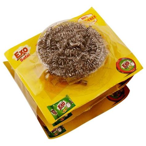 Exo Stainless Steel Scrubber 312 X 10 Mm 3 Pcs Jiomart