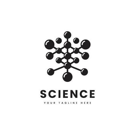 Premium Vector Science Logo Vector Silhouette Illustration Of