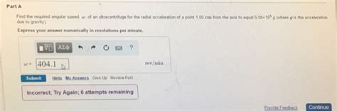 solved find the required angular speed omega of an