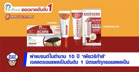 ผ่าแบรนด์ในตำนาน 10 ปี ‘เพียวริก้าส์ เจลลดรอยแผลเป็นอันดับ 1 มิตรแท้ทุกรอยแผลเป็น Brand Buffet