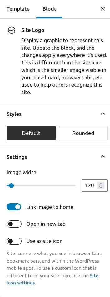 Site Logo Block Options Do Not Appear If Svg Is Selected Firefox · Issue 43130 · Wordpress