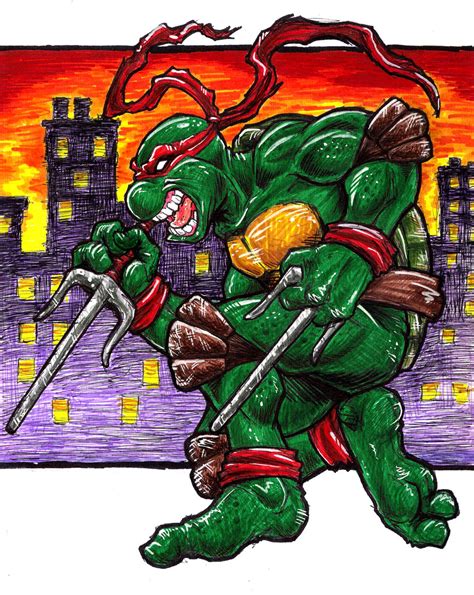 Tmnt Red Sky At Night By Theath87 On Deviantart