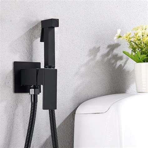 Robinet Tip Dus Pentru Bideu Sau Wc Negru Mat Casavie