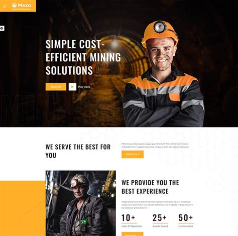 Mazo Industry And Factory Bootstrap 5 Html Template Rtl