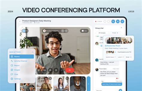 Video Conferencing Saas Platform Behance