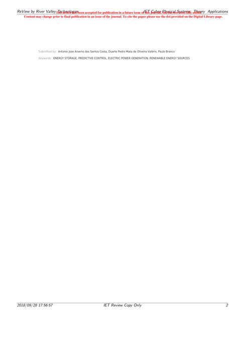 pdf predictive control model to manage power flow on a hybrid wind