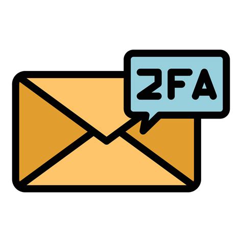 Mail Two Factor Authentication Icon Vector Flat 27142193 Vector Art At Vecteezy