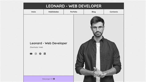 Crea Un Portafolio Web Sencillo Usando Html Y Css Paso A Paso Youtube