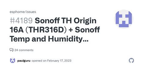 Sonoff Th Origin 16a Thr316d Sonoff Temp And Humidity Sensor Ths01 Si7021 Invalid Readings