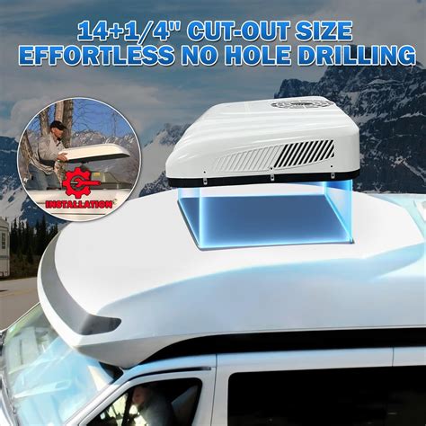 Rv Rooftop Air Conditioner 12 Volt Campervan 11500btu 12v Air