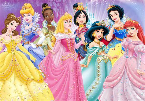 Disney Princesses Jewel Dresses By Silentmermaid21 On Deviantart