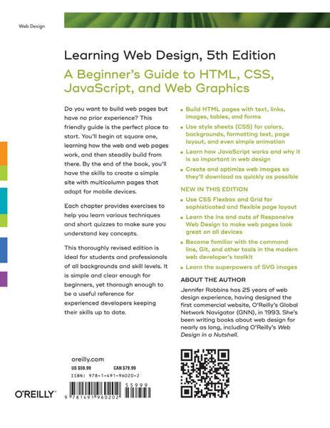 Learning Web Design A Beginner S Guide To HTML CSS JavaScript And E Books Max