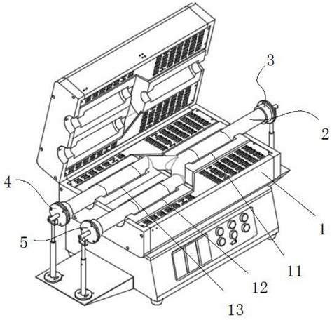 一种三温区异型管式炉的制作方法