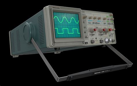 3d model tektronix 2235 oscilloscope vr ar low poly cgtrader