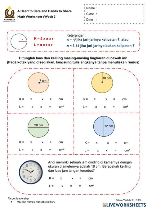 Luas Dan Keliling Bangun Datar Exercise Artofit