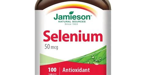 Jamieson Selenium 50 Mcg 100 Tablets