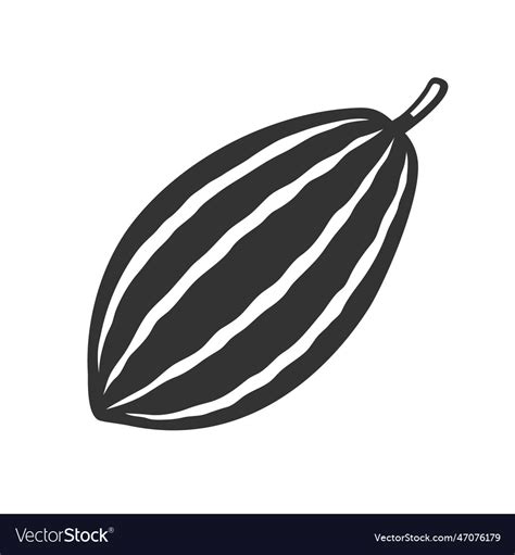 Cocoa Pod Royalty Free Vector Image Vectorstock