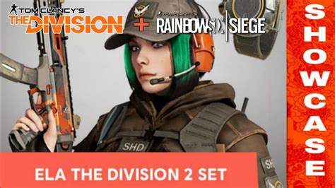 New Free The Division 2 Ela Skinbundle Showcase Rainbow Six Siege