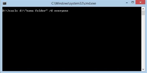 Cara Mengunci Folder File Dengan Command Prompt Cmd Udin Blog