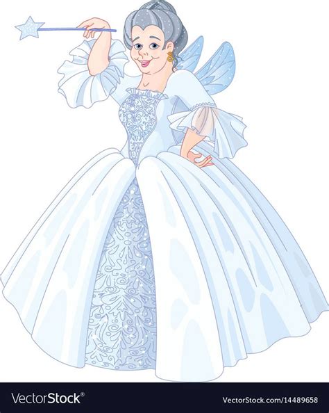 Fairy Godmother Royalty Free Vector Image Vectorstock Fairy