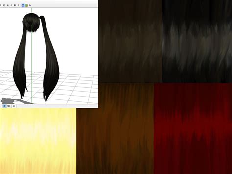 Mmd Hair Texture Pack 2 Naturals By Sailor Saiyaman On Deviantart