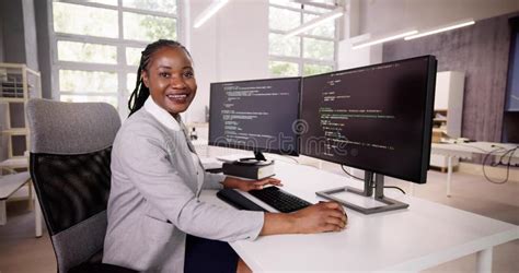 Programmer Coding Classes Web Developer Coder Stock Image Image Of
