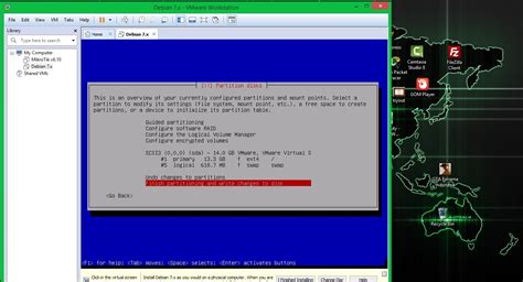 Cara Install Linux Debian Berbasis Teks CLI Melalui VMware Beserta Gambar
