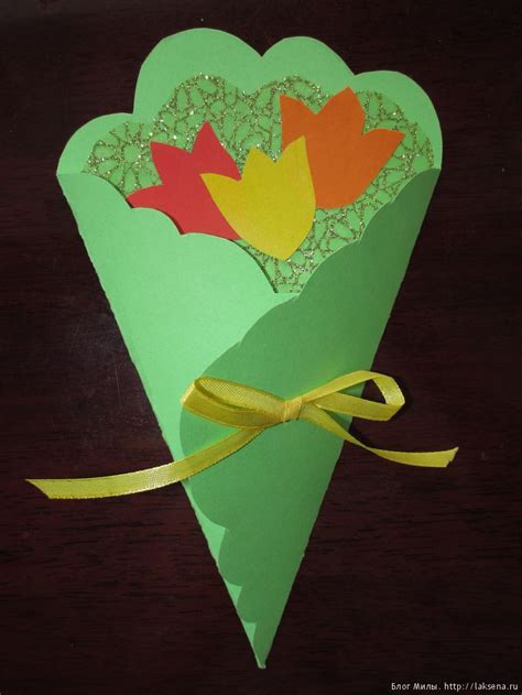 Открытка бабушке на 8 марта своими руками — Блог Милы