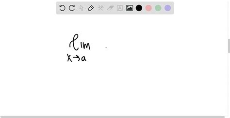 Solvedwrite Each Of The Following Statements Using Limit Notation As X Approaches A Tan 1
