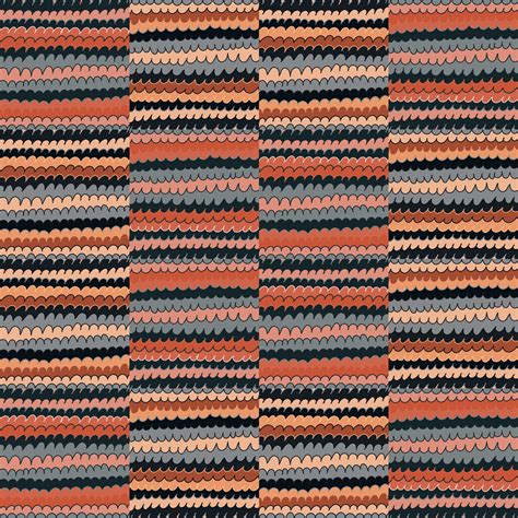 Doodle Zig Zag Lines Mosaic Ornament Hand Drawn Wave Seamless Pattern Scribble Stripes Print