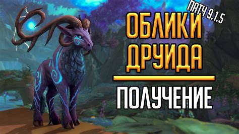 ОБЛИКИ ДРУИДА - получение всех обликов друида в патче 9.1.5 Shadowlands ...