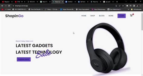 my e commerce project using reactjs rohit koli posted on the topic linkedin