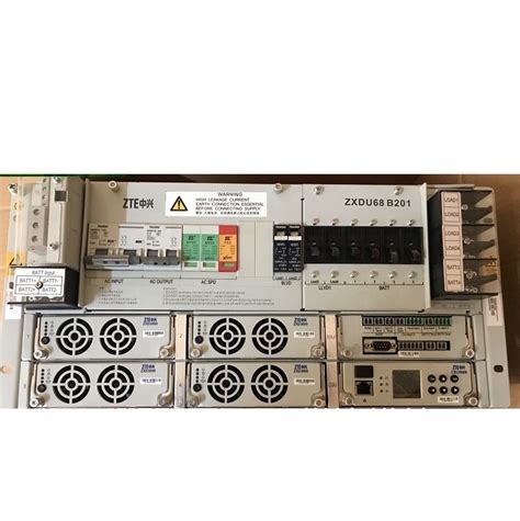 Dc Telecom Power System 48v 200a Zte Zxdu68 B201 V5 0r99m04 Zxd3000 V5 0r03 Csu501b Indoor