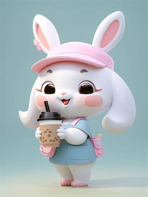 【动物ip】可爱小兔子ip、咖啡ip、奶茶ip