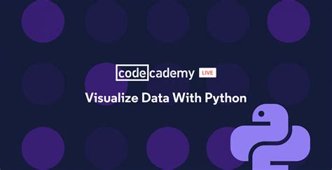 codecademy live visualize data with python online free courses central
